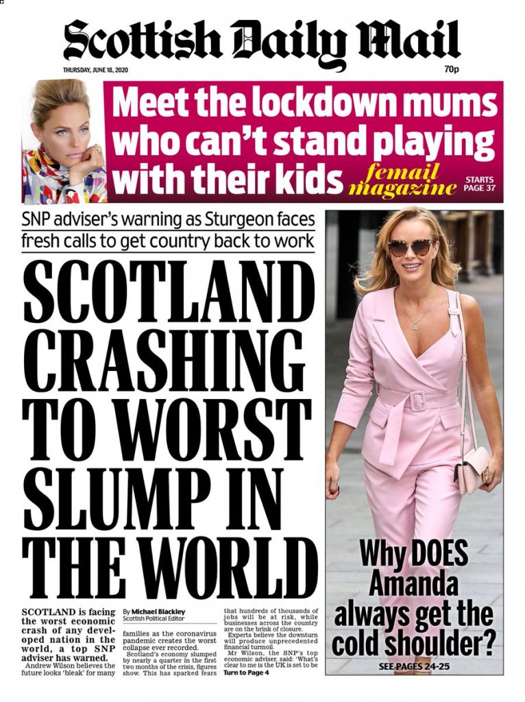 Daily Mail Front Page 18th of June 2020 - Tomorrow's Papers Today!