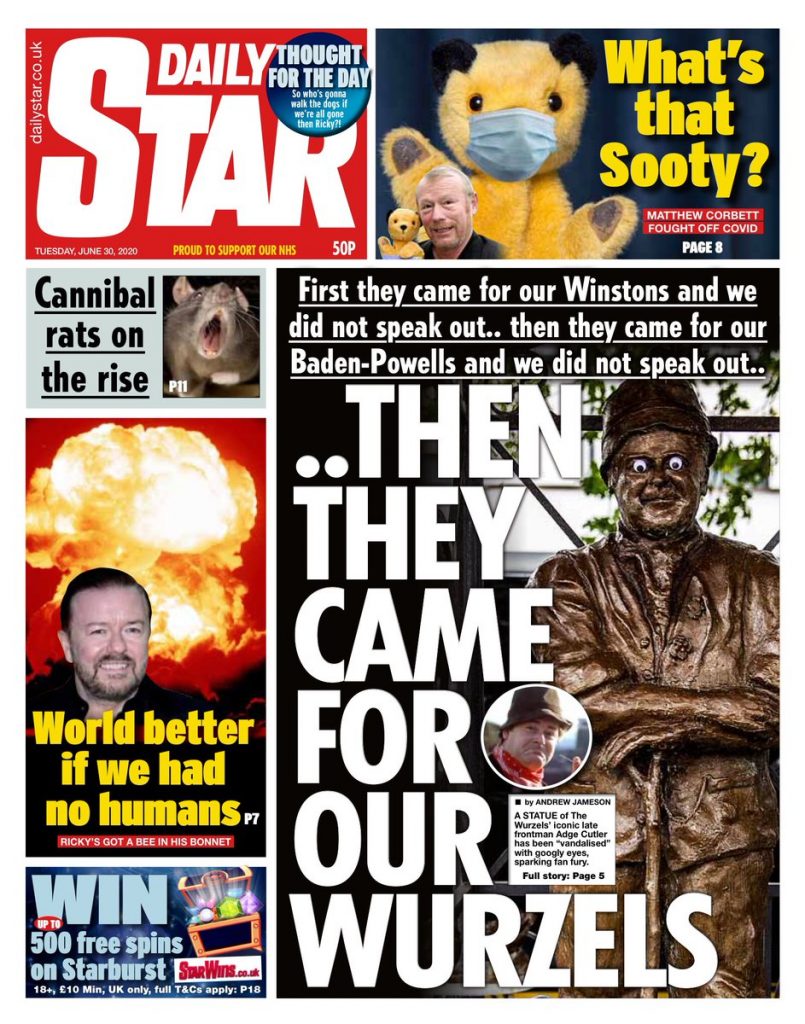 Daily Star Front Page 30th of June 2020 - Tomorrow's Papers Today!