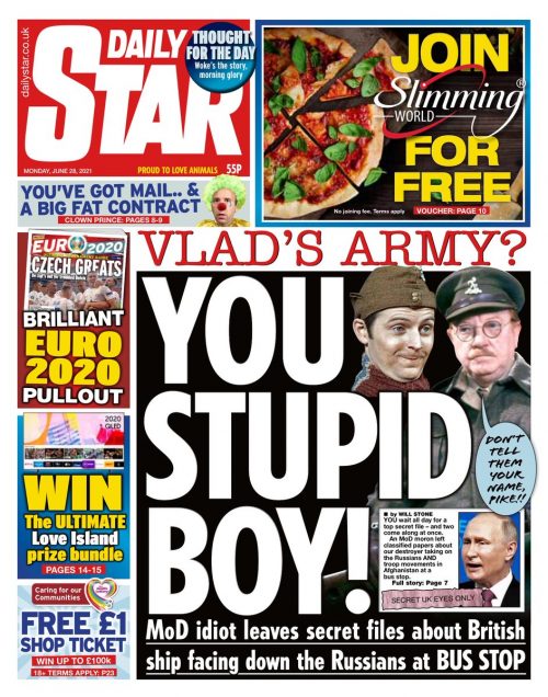 Daily Star Front Page 28th of June 2021 - Tomorrow's Papers Today!
