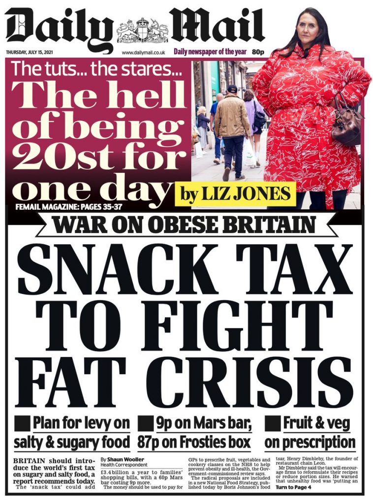 Daily Mail Front Page 15th of July 2021 - Tomorrow's Papers Today!