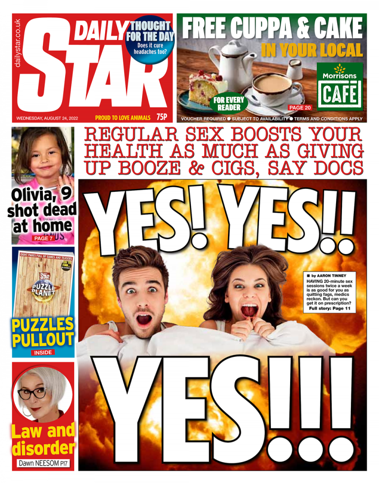 Daily Star Front Page 24th of August 2022 - Tomorrow's Papers Today!