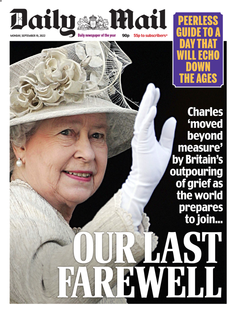 Daily Mail Front Page 19th of September 2022 - Tomorrow's Papers Today!