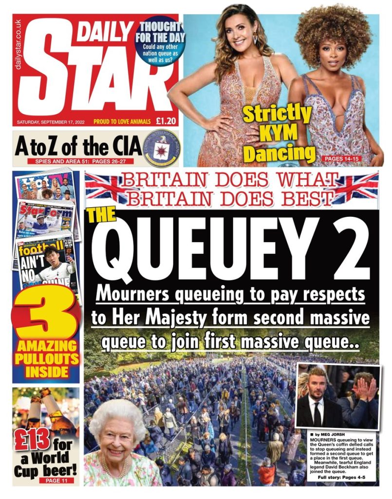 Daily Star Front Page 17th of September 2022 - Tomorrow's Papers Today!
