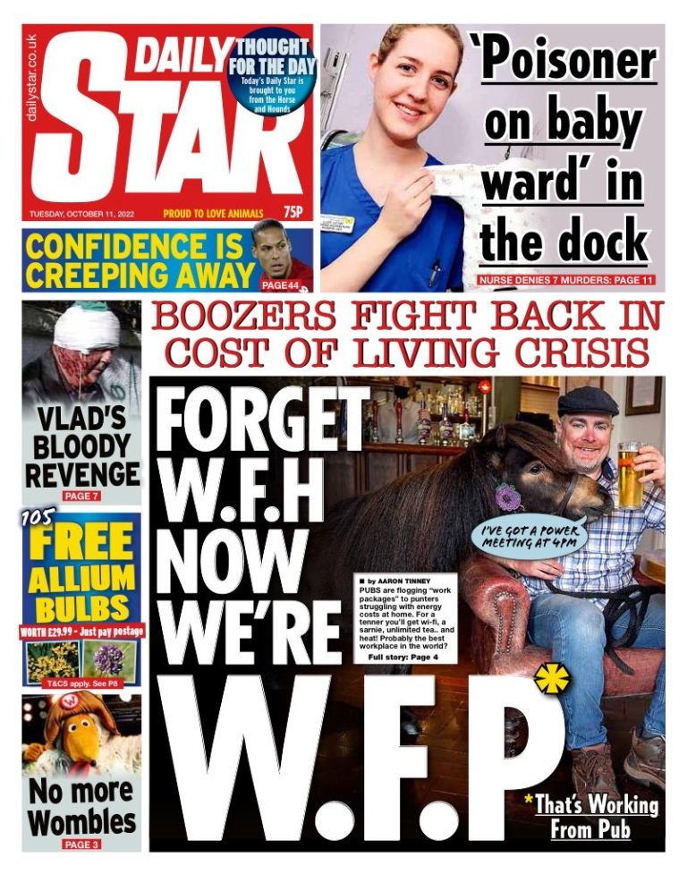 Daily Star Front Page 11th of October 2022 - Tomorrow's Papers Today!