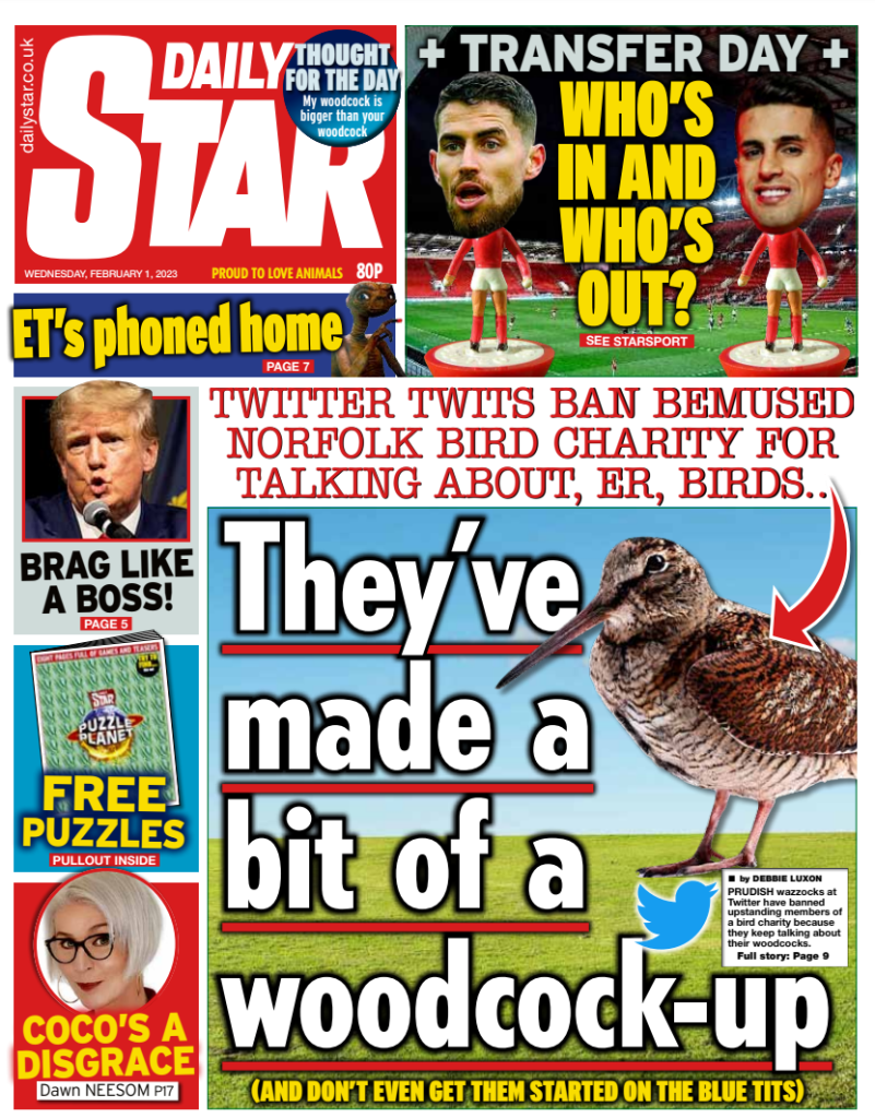 Daily Star Front Page 1st of February 2023 - Tomorrow's Papers Today!