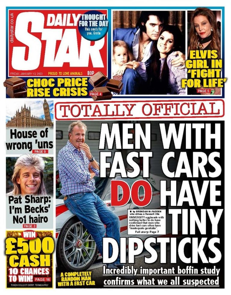 Daily Star Front Page 13th of January 2023 - Tomorrow's Papers Today!