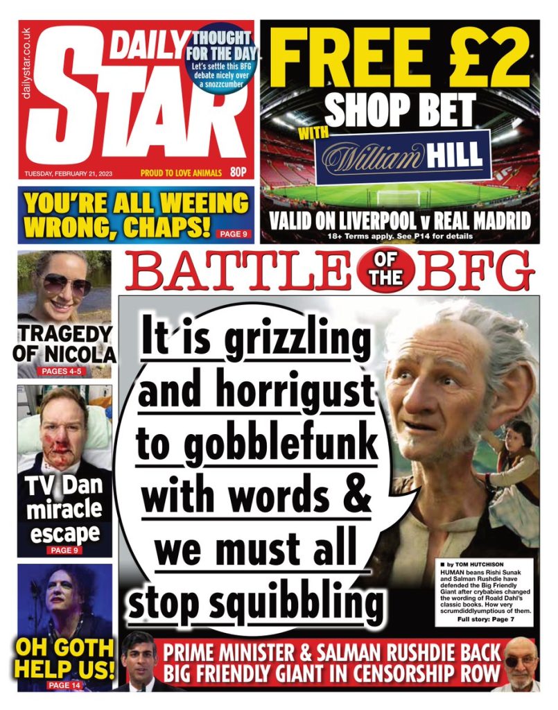 Daily Star Front Page 21st of February 2023 - Tomorrow's Papers Today!