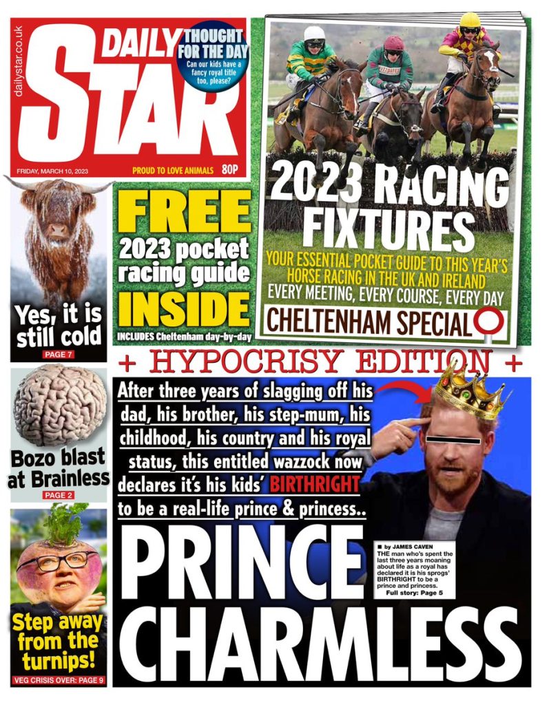 Daily Star Front Page 10th of March 2023 - Tomorrow's Papers Today!