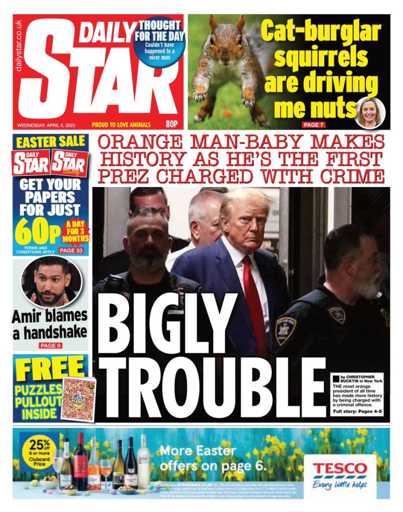 Daily Star Front Page 5th of April 2023 - Tomorrow's Papers Today!