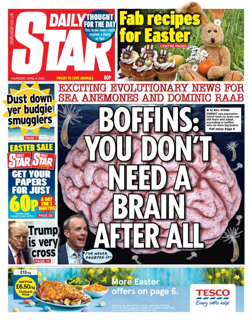 Daily Star Front Page 6th of April 2023 - Tomorrow's Papers Today!