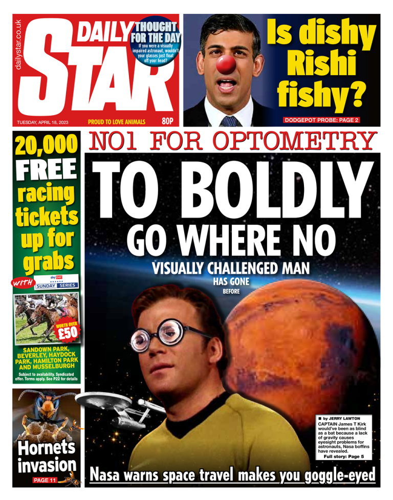 Daily Star Front Page 18th of April 2023 - Tomorrow's Papers Today!