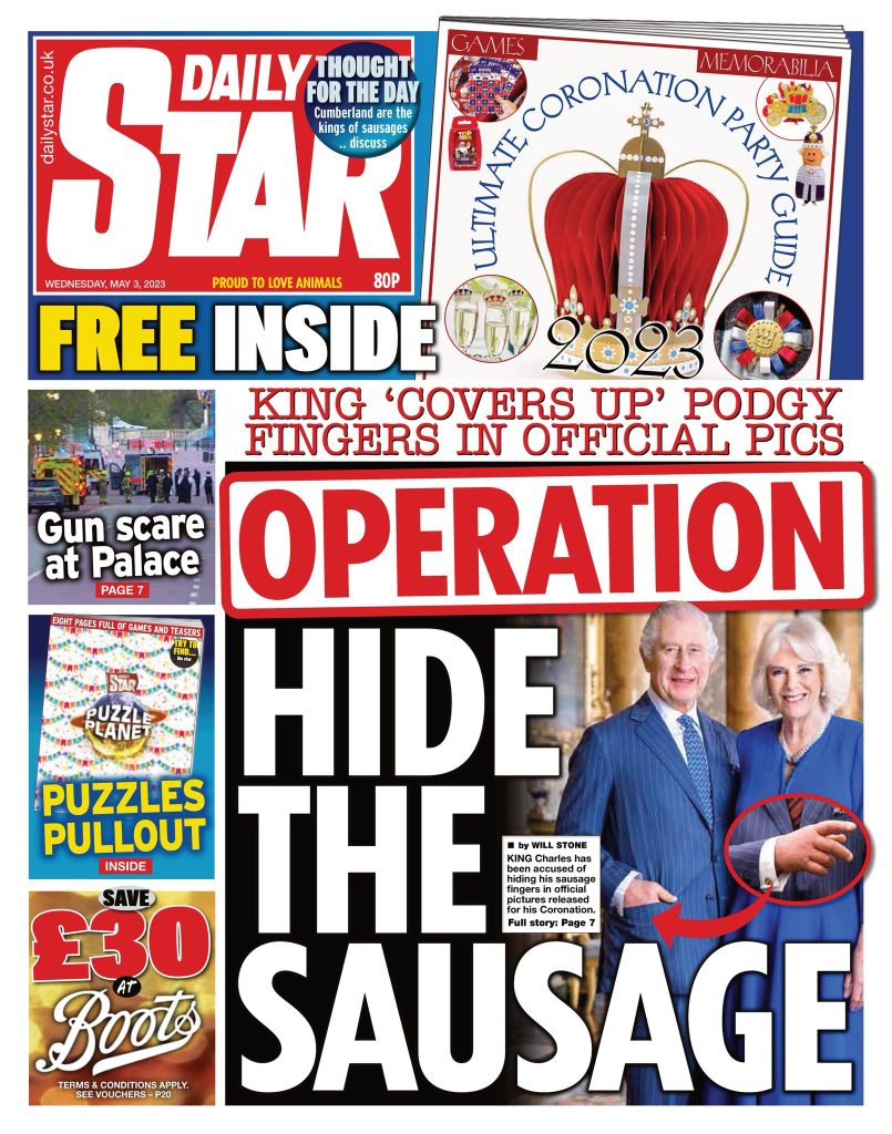 Daily Star Front Page 3rd of May 2023 - Tomorrow's Papers Today!