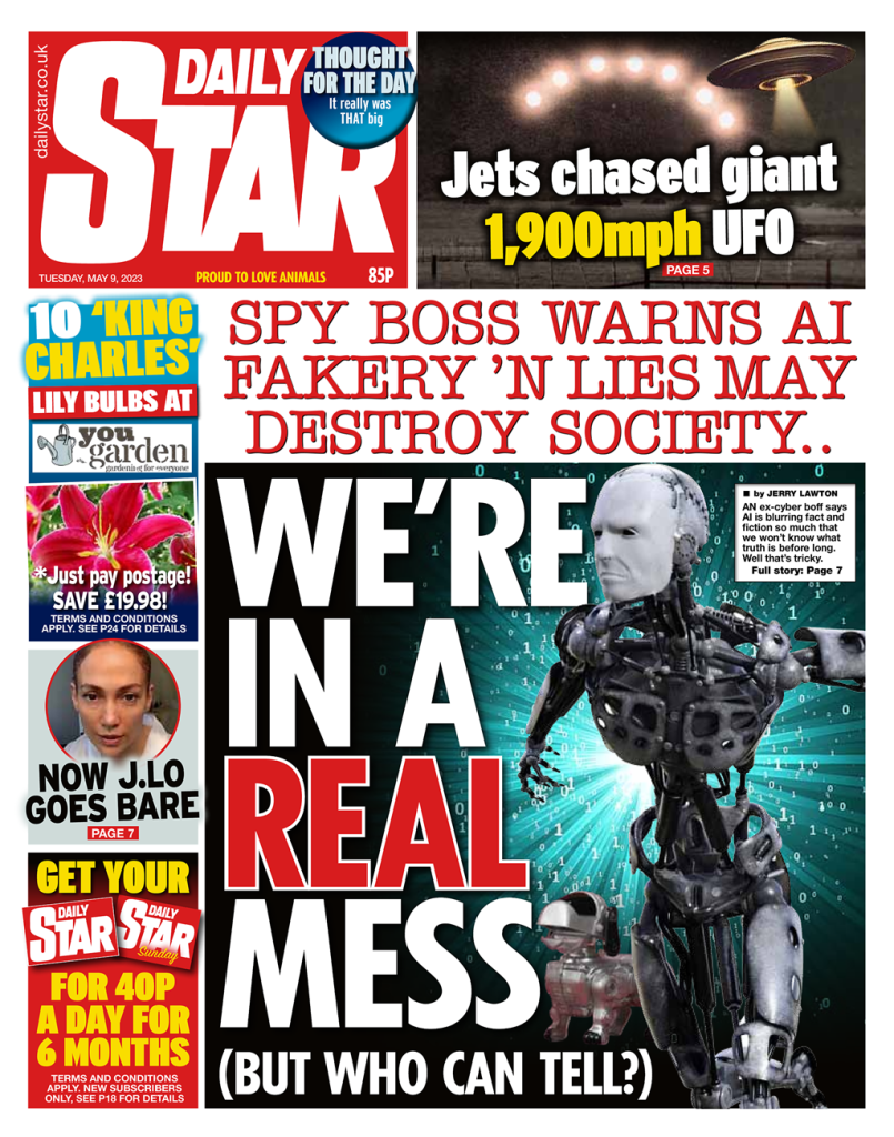 Daily Star Front Page 9th of May 2023 - Tomorrow's Papers Today!