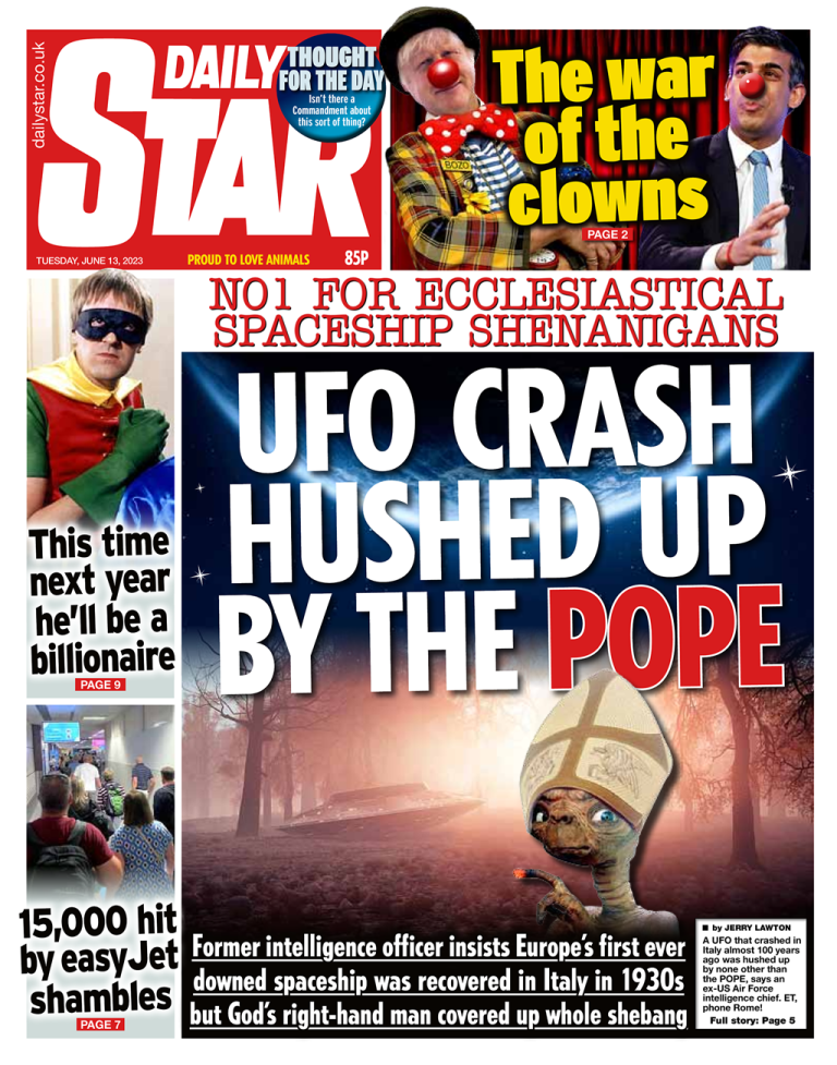 Daily Star Front Page 13th of June 2023 - Tomorrow's Papers Today!