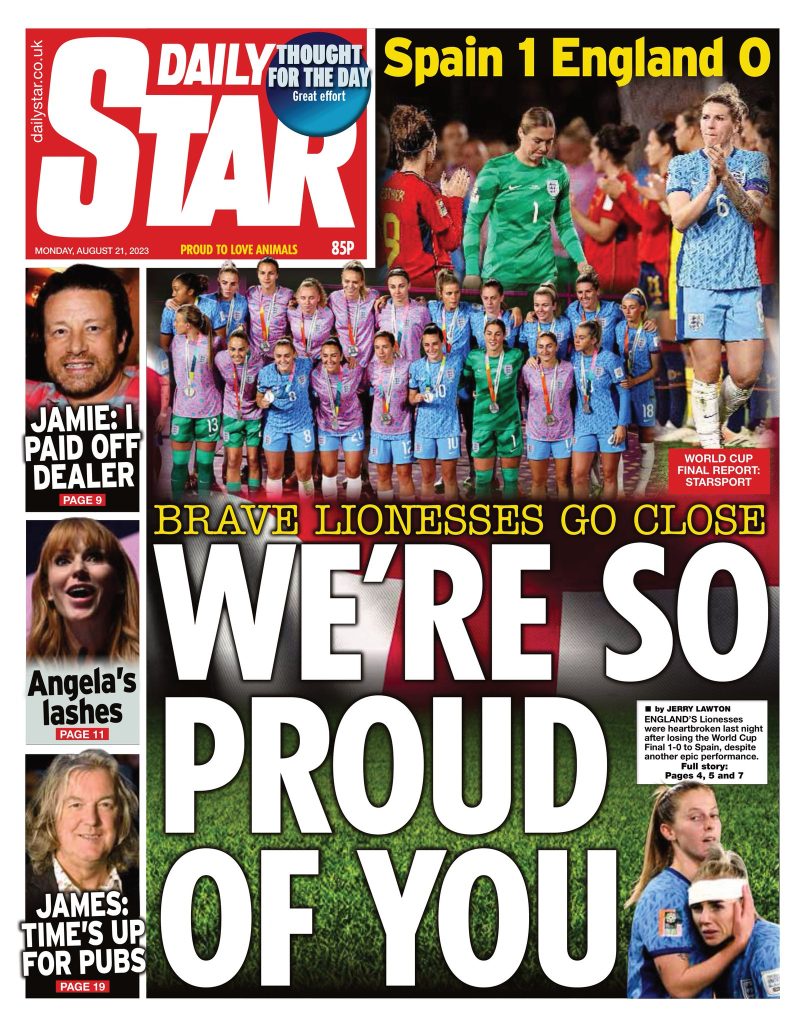 Daily Star Front Page 21st of August 2023 - Tomorrow's Papers Today!
