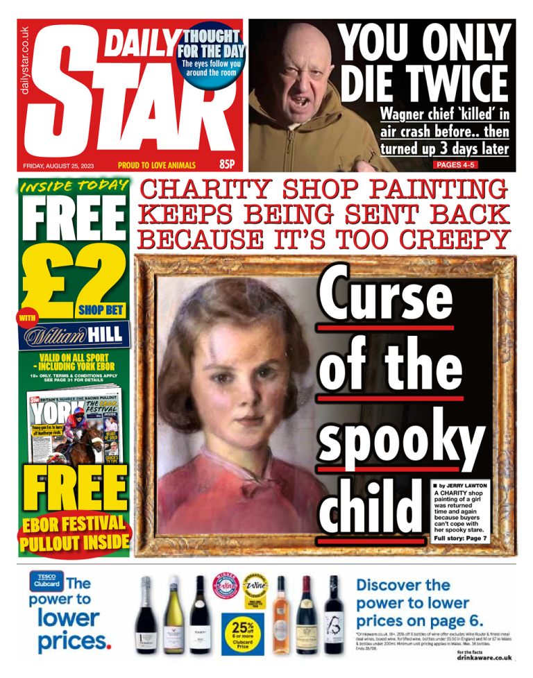 Daily Star Front Page 25th of August 2023 - Tomorrow's Papers Today!