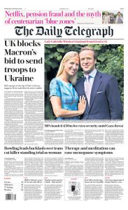 Daily Telegraph Front Page 28th of February 2024 - Tomorrow's Papers Today!