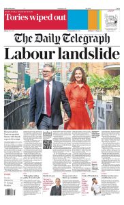Daily Telegraph Front Page 5th of July 2024 - Tomorrow's Papers Today!