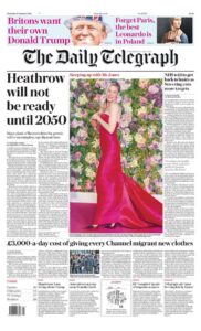 Daily Telegraph Front Page 30th of January 2025 - Tomorrow's Papers Today!