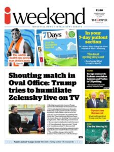 i weekend Front Page 1st of March 2025 - Tomorrow's Papers Today!