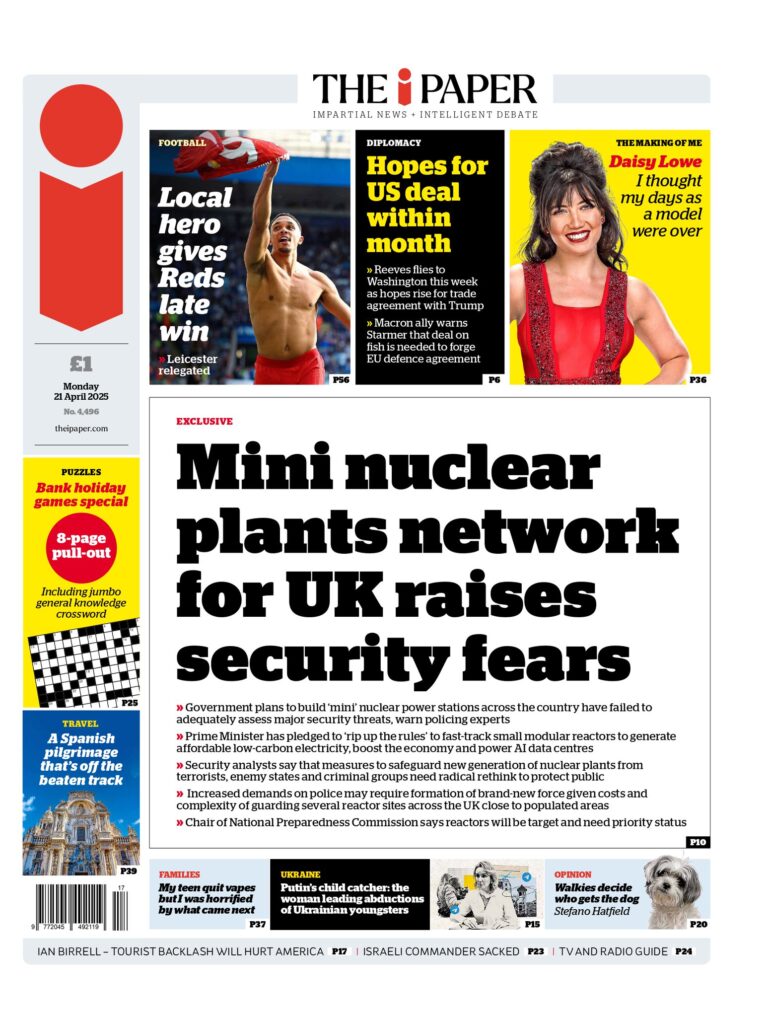 Tomorrow's Papers Today - UK Front Pages - Latest Newspaper Headlines